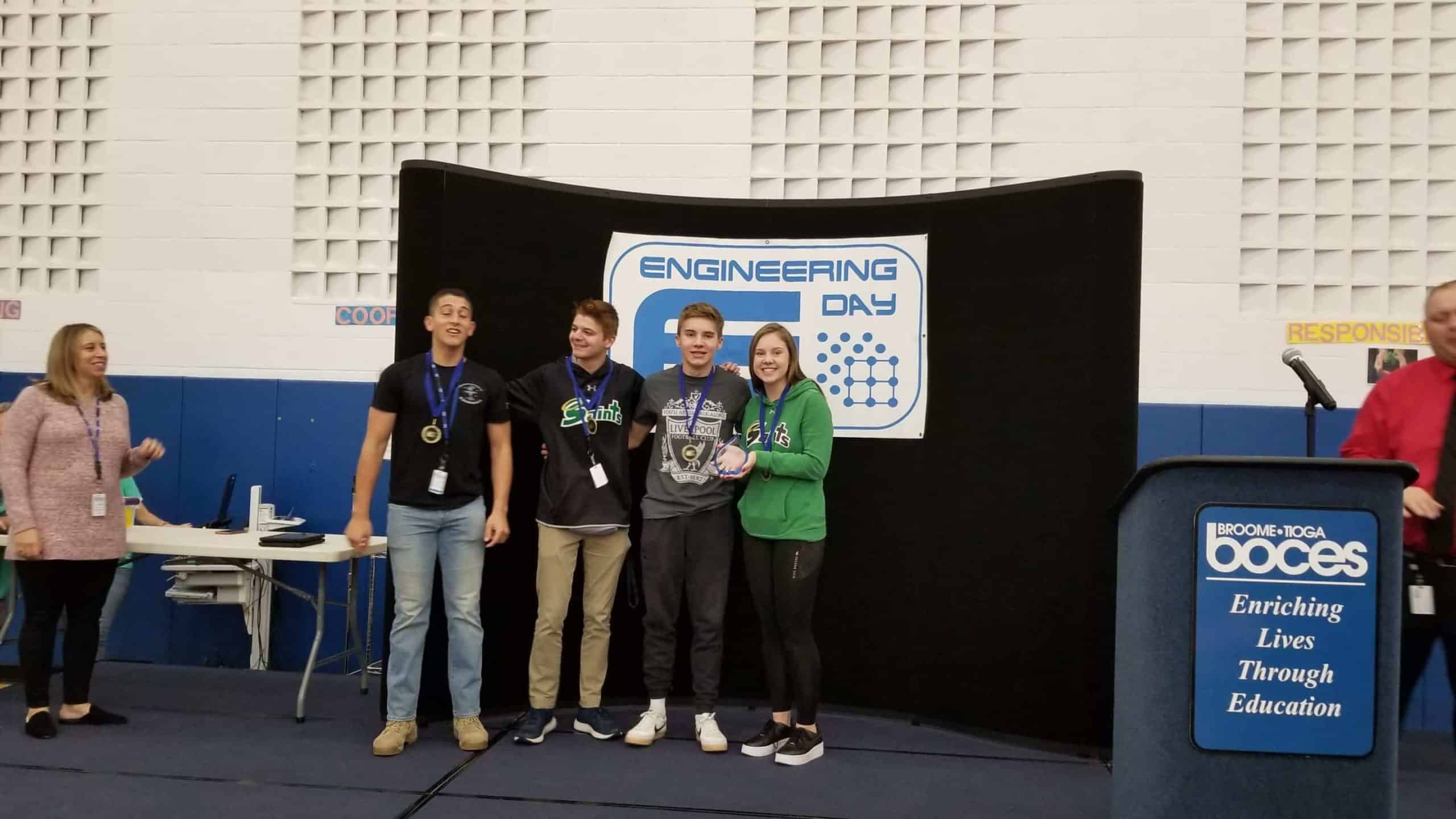Seton placed 1st, 2nd, and 3rd at High School Engineering Day at BOCES ...