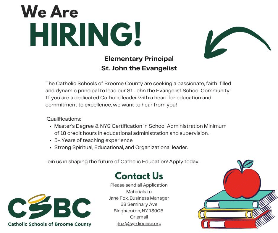 The Leading Catholic Education Provider | Broome County, NY | CSBC
